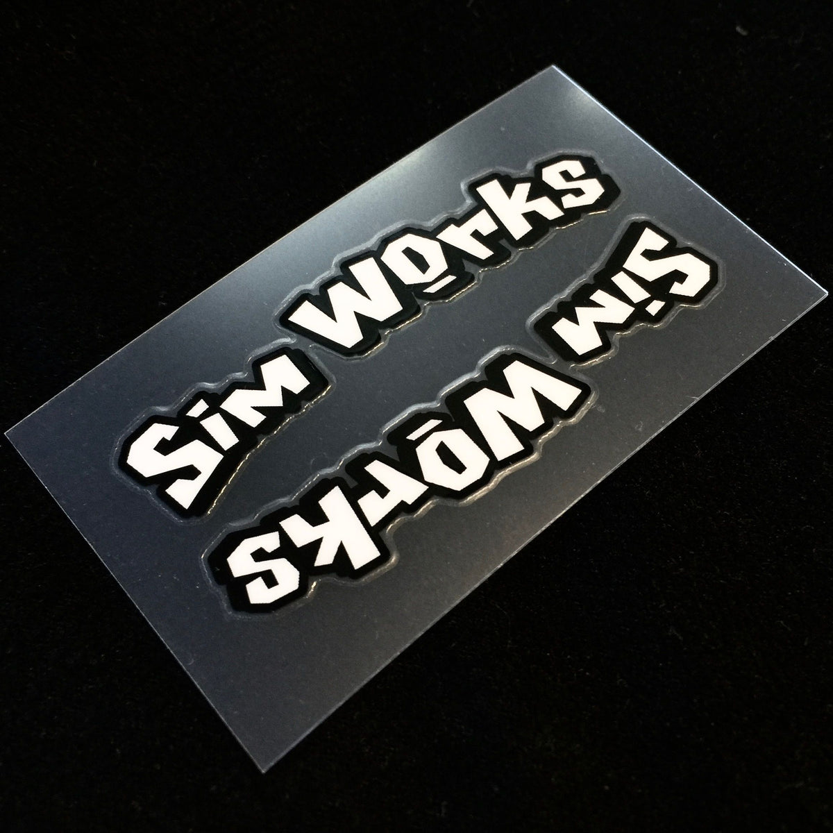 SIMWORKS SimWorks Logo Decals for Stem – SimWorks Online Store